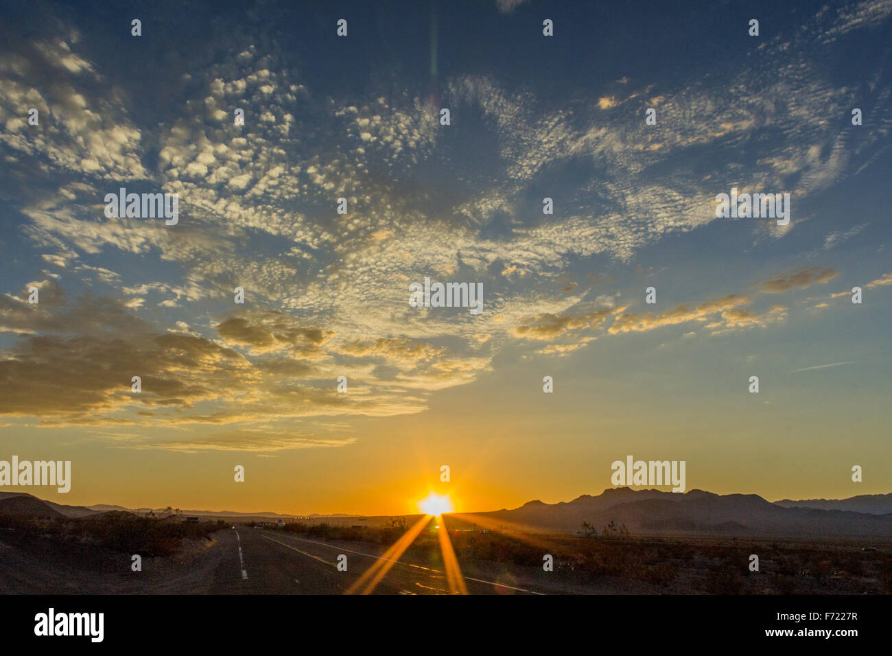 Mexican desert at sunset hi-res stock photography and images - Alamy