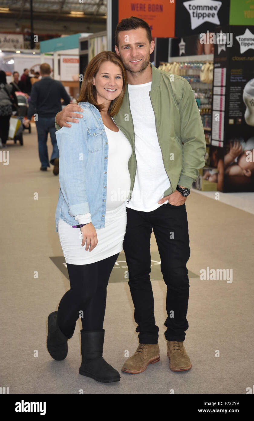 The Baby Show at Olympia, London Featuring: Izzy Johnson, Harry Judd ...