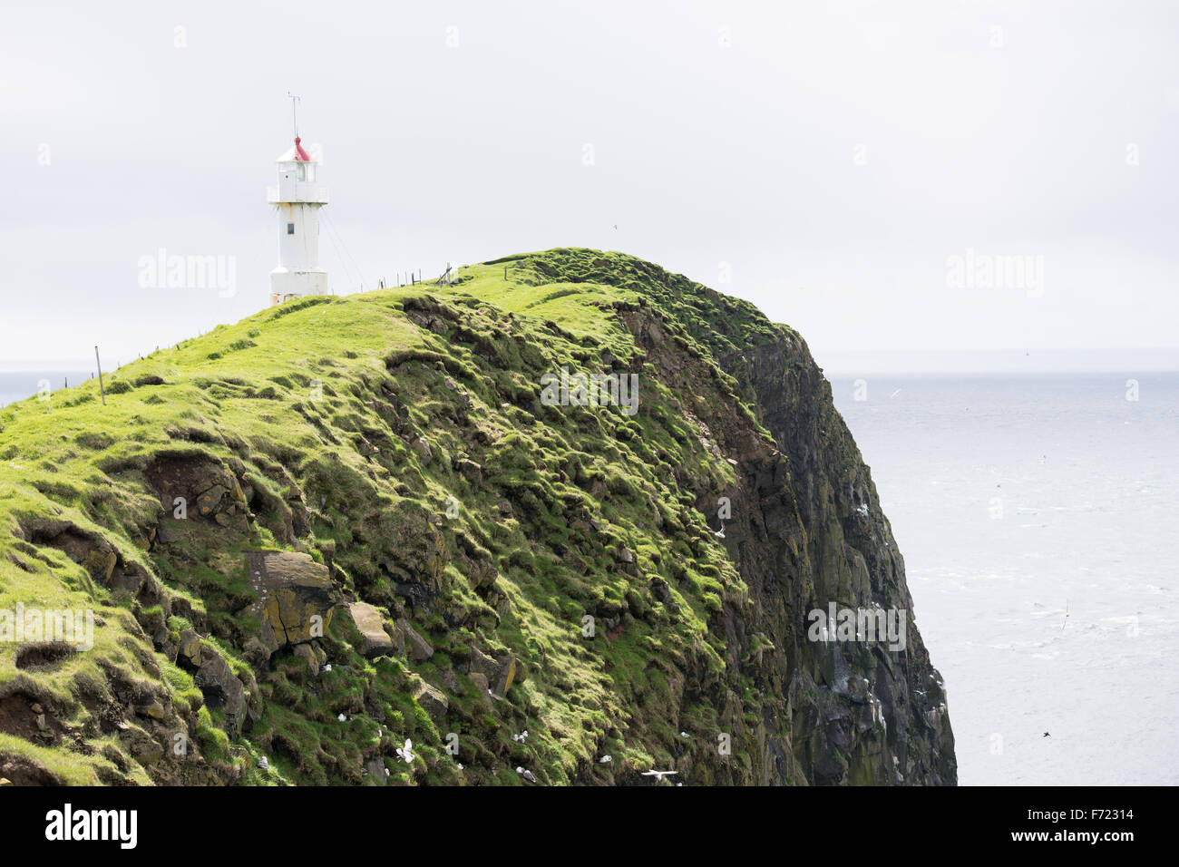 Mykines holmur lighthouse hi-res stock photography and images - Alamy
