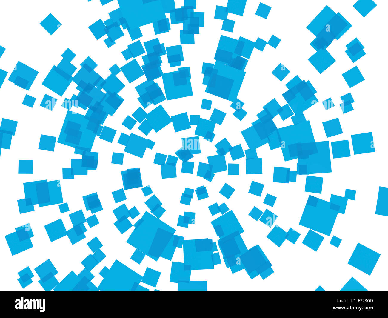 Abstract background with transparent blue squares on white Stock Photo ...