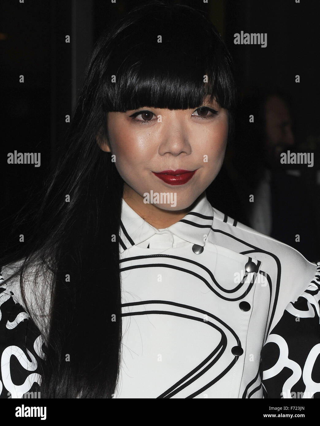 London, UK. 23rd Nov, 2015. Susie Bubble arrives for the British ...