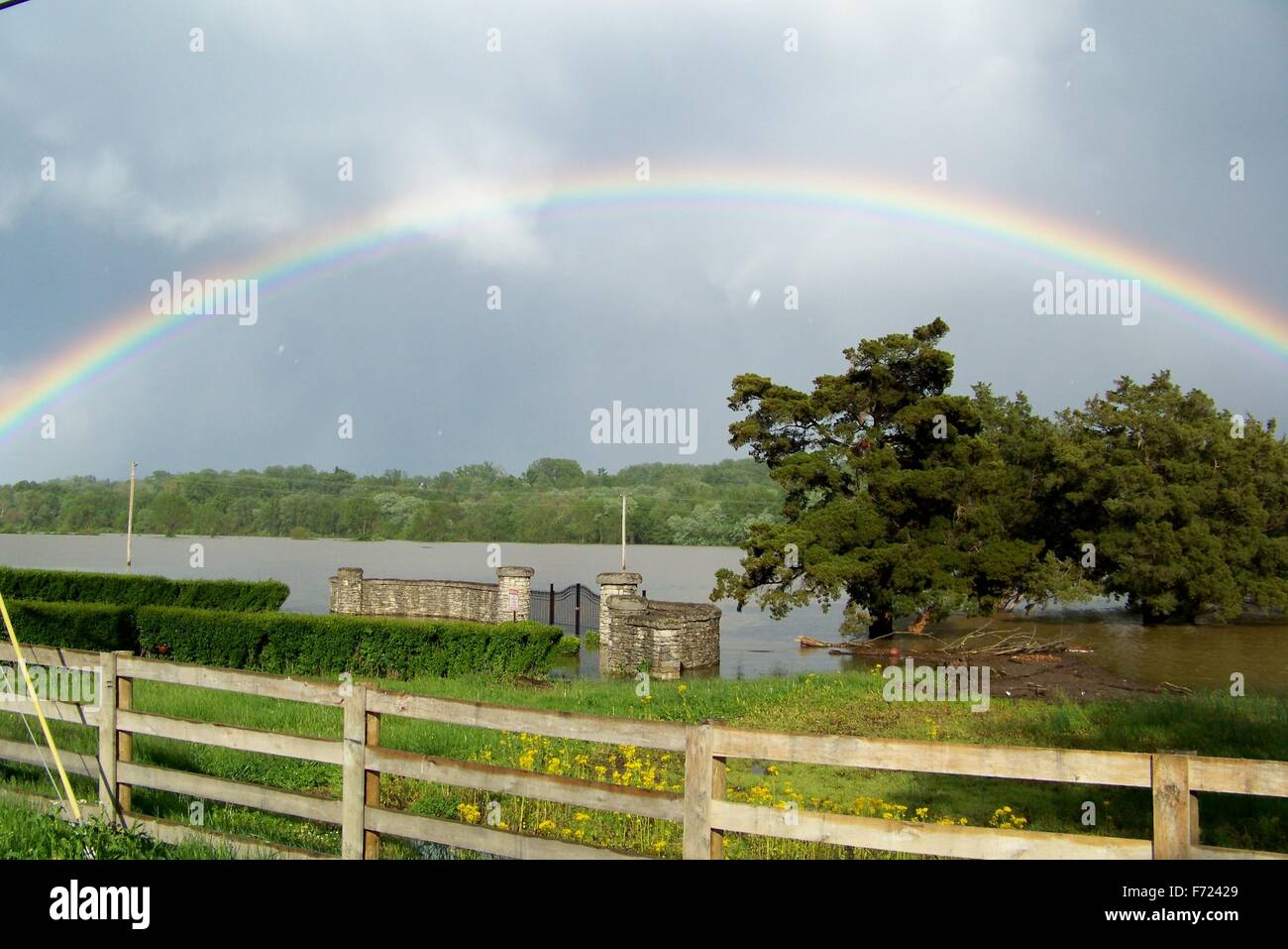 Rainbow over water hi-res stock photography and images - Alamy