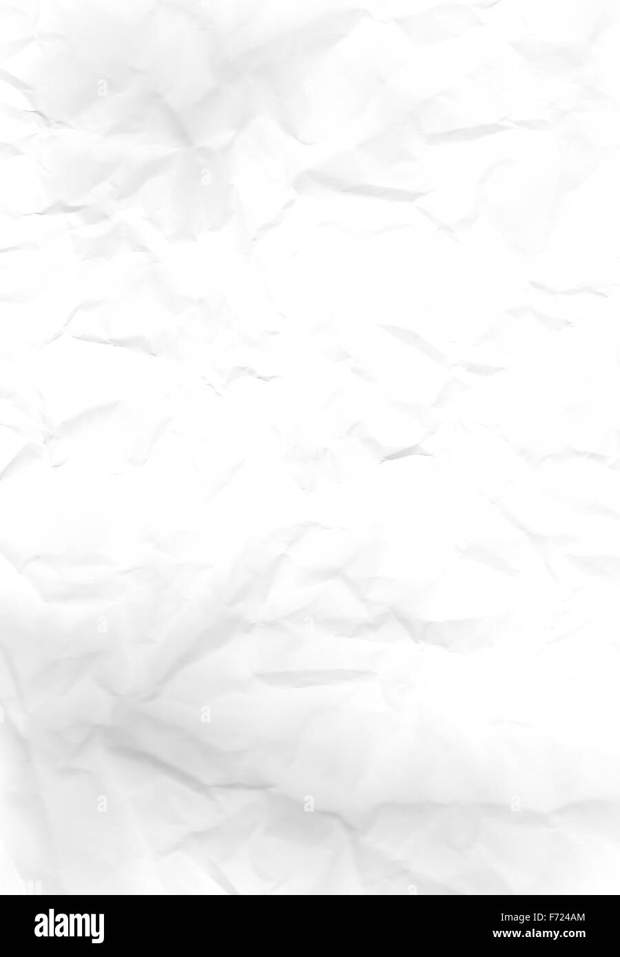 Wrinkled white paper - empty background Stock Photo - Alamy