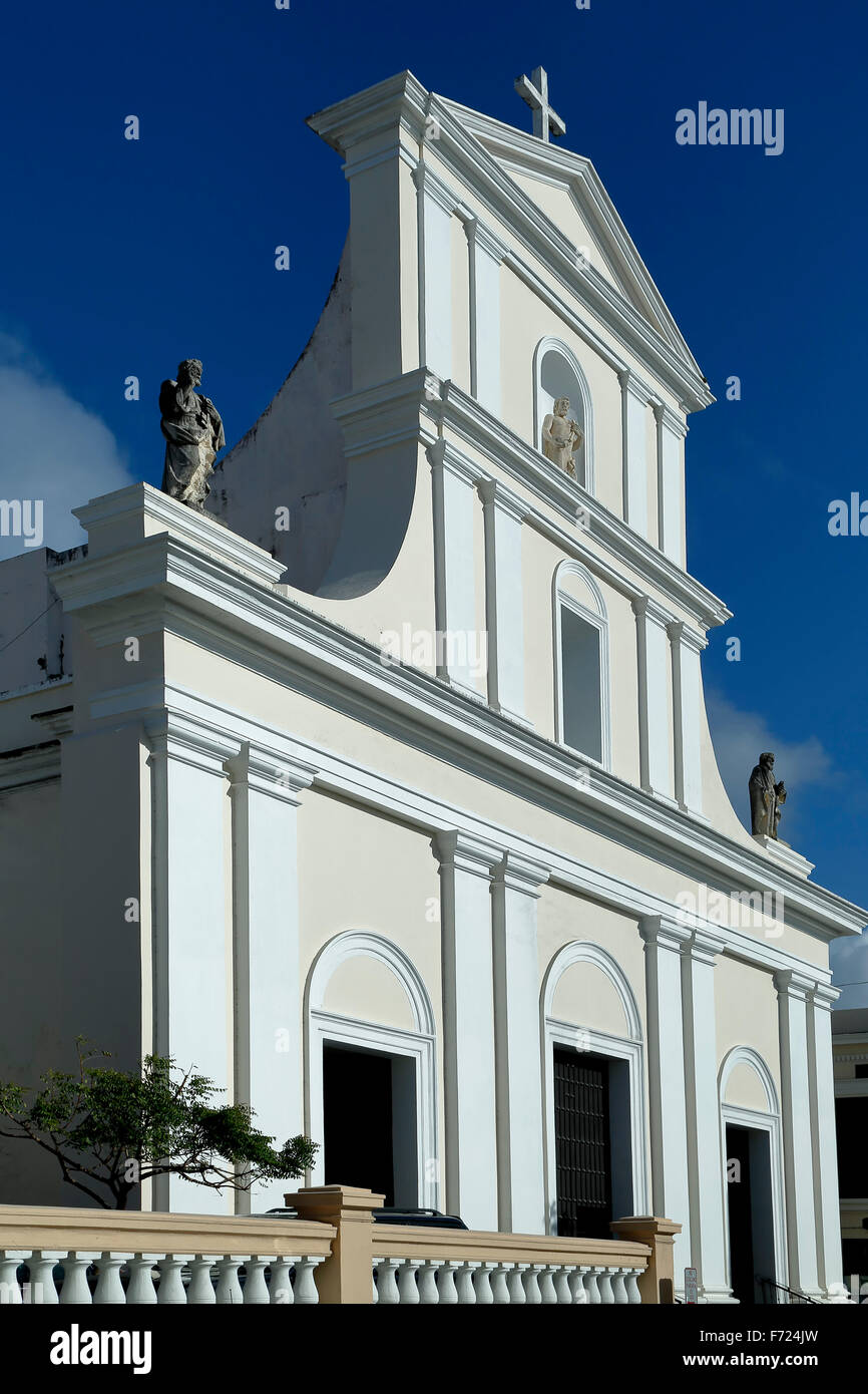 San Juan Cathedral (St.John the Baptist), Old San Juan, Puerto Rico ...