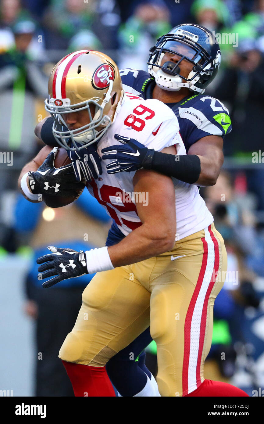 November 22, 2015: San Francisco 49ers tight end Vance McDonald (89 ...