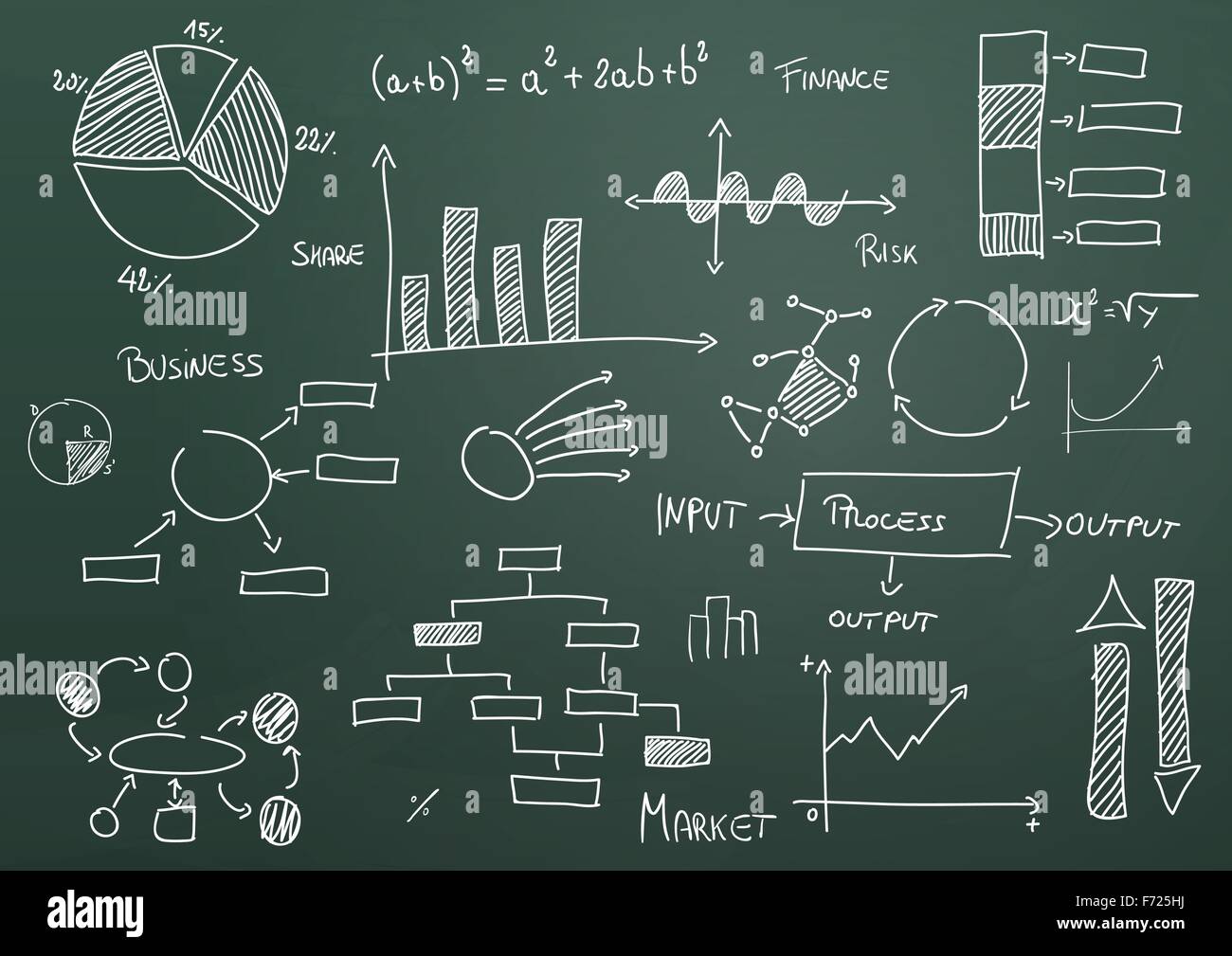 School Education Study Process Diagram High Resolution Stock ...