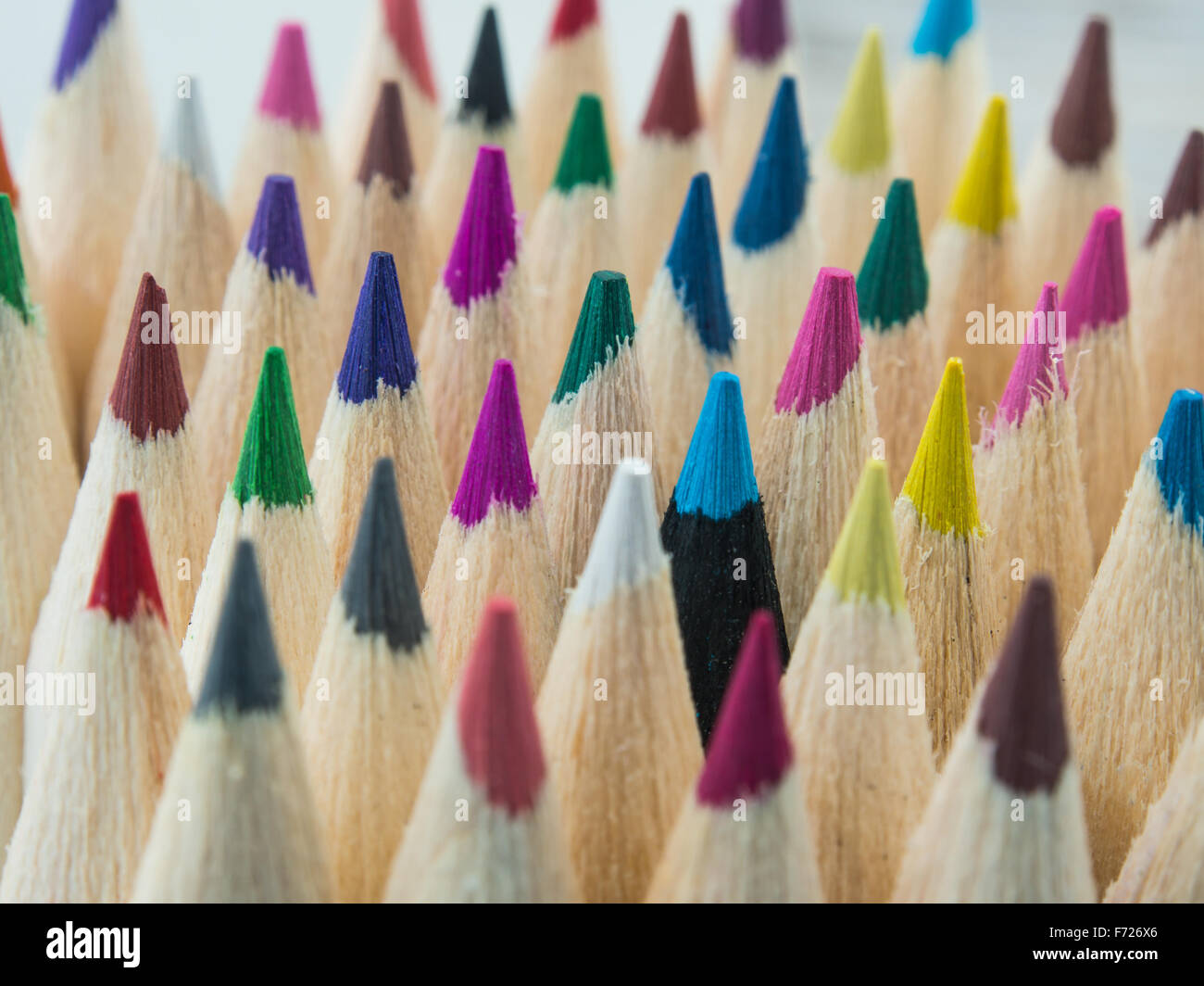 colorful pencils, Individuality, Standing Out From The Crowd, Contrasts ...