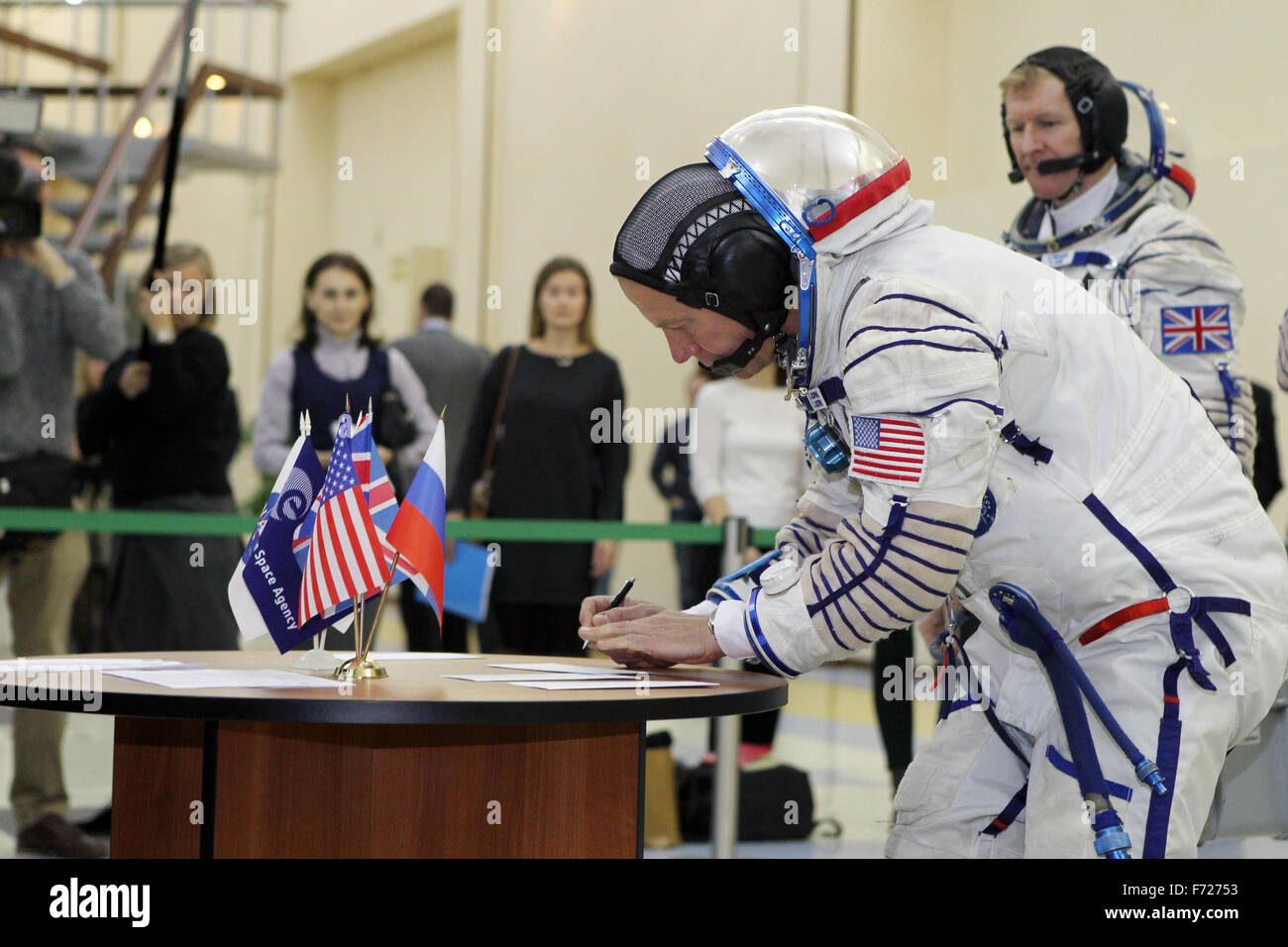 International Space Station Expedition 46 crewmember NASA astronaut Tim ...