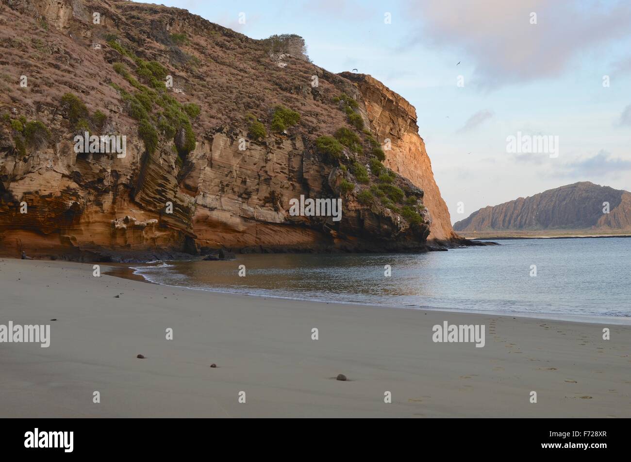 Cliffs and Beaches at Pitt Point, San Cristobal, Galapagos Islands ...