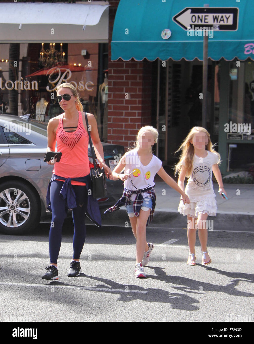 Alex Gerrard and her daughters Lexie and Lilly-Ella get their nails ...
