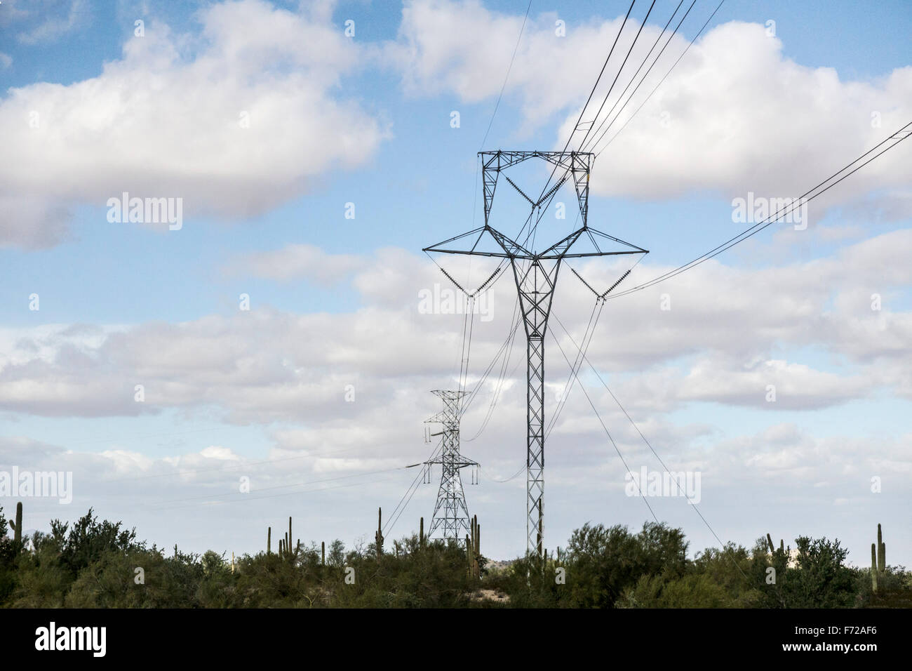 High tension power lines hi-res stock photography and images - Alamy