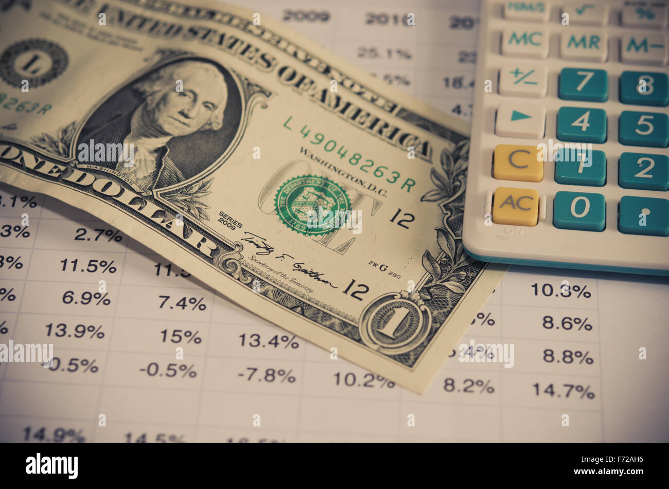 Business diagram on financial report Stock Photo - Alamy