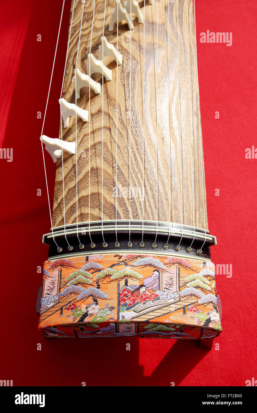 Japanese traditional koto (Japanese traditional instrument Stock Photo ...