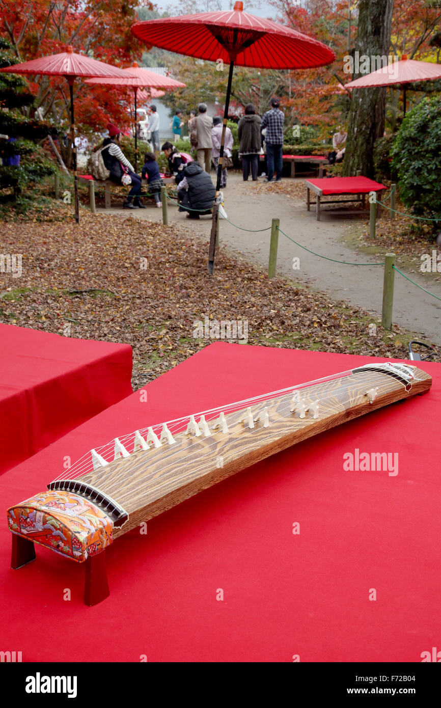 Japanese traditional koto (Japanese traditional instrument Stock Photo ...