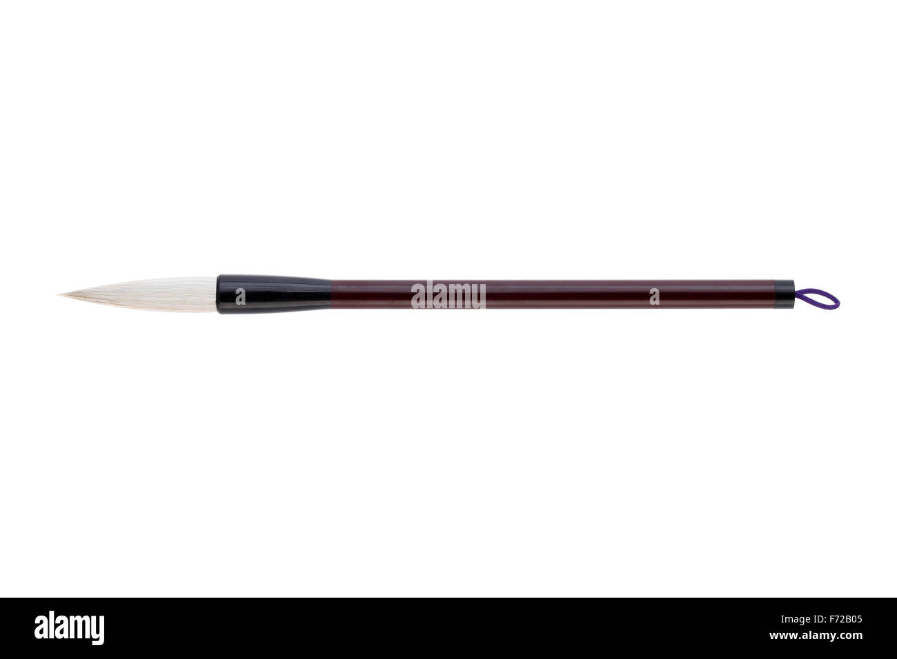 traditional writing brush isolated on white background Stock Photo - Alamy