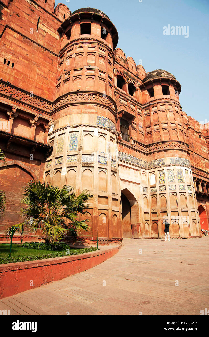 Agra fort, uttar pradesh, india, asia Stock Photo - Alamy