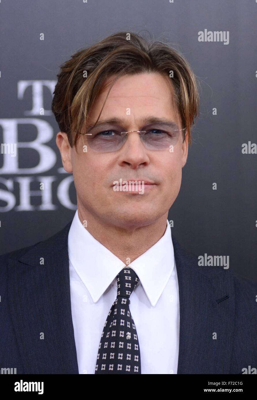 New York, NY, USA. 23rd Nov, 2015. Brad Pitt at arrivals for THE BIG ...