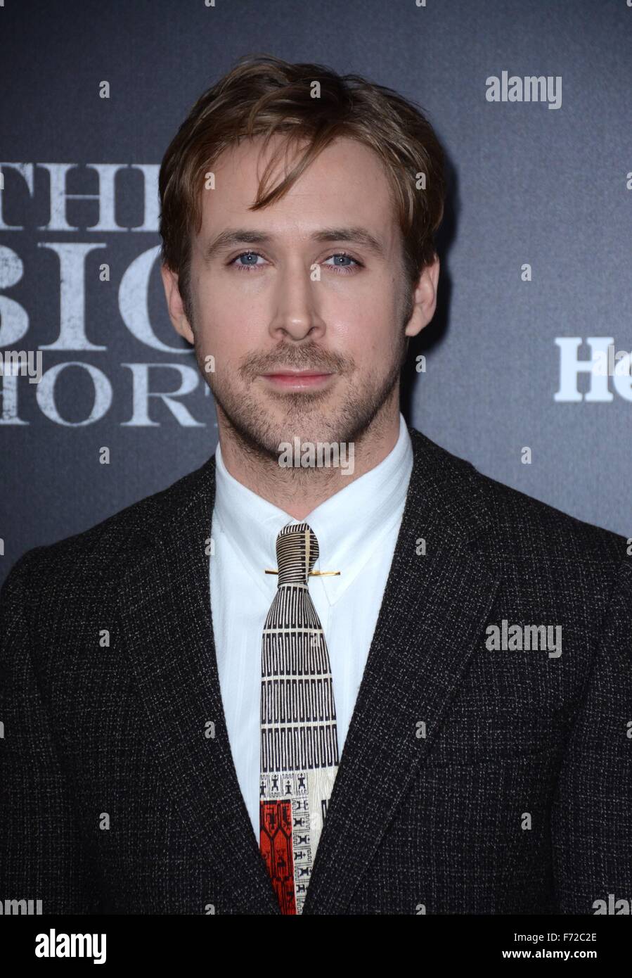 New York, NY, USA. 23rd Nov, 2015. Ryan Gosling at arrivals for THE BIG ...