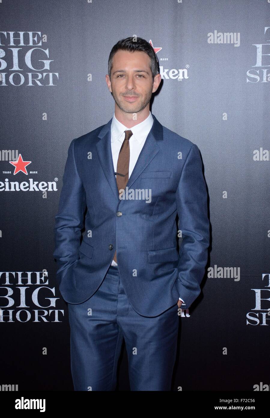 New York, NY, USA. 23rd Nov, 2015. Jeremy Strong at arrivals for THE ...