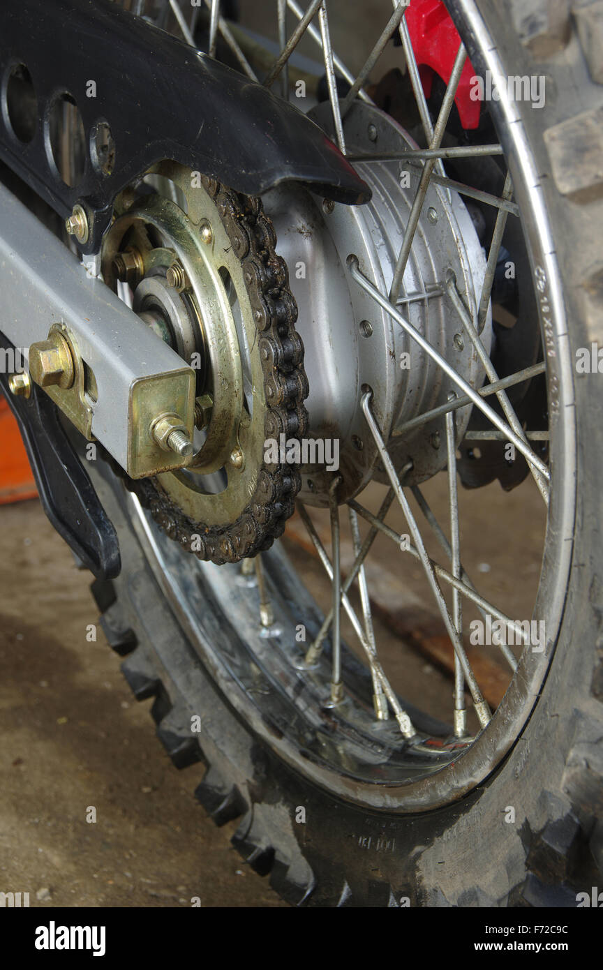 Brake on rear wheel hi-res stock photography and images - Alamy