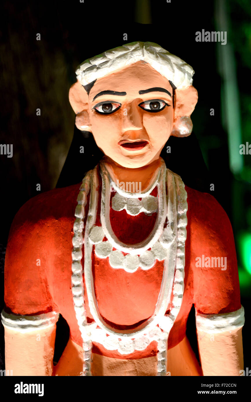 Indian tribe tribes tribal tribals handmade sand statue, Rajasthan ...