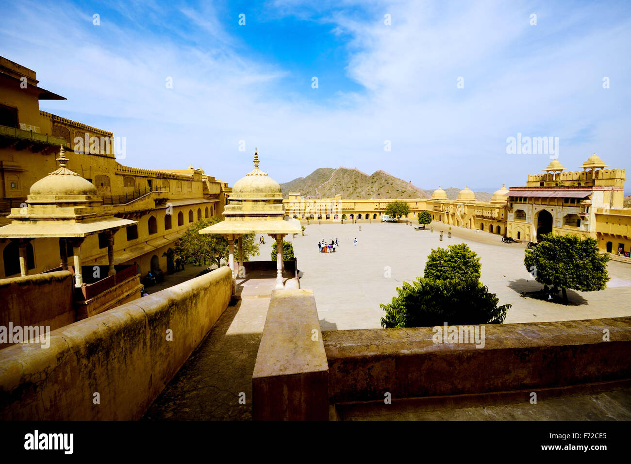 Jaleb chowk courtyard, amber fort, jaipur, rajasthan, india, asia Stock ...
