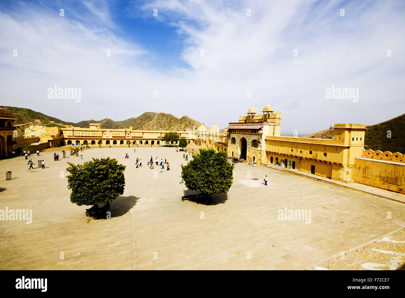 Jaleb chowk courtyard, amber fort, jaipur, rajasthan, india, asia Stock ...