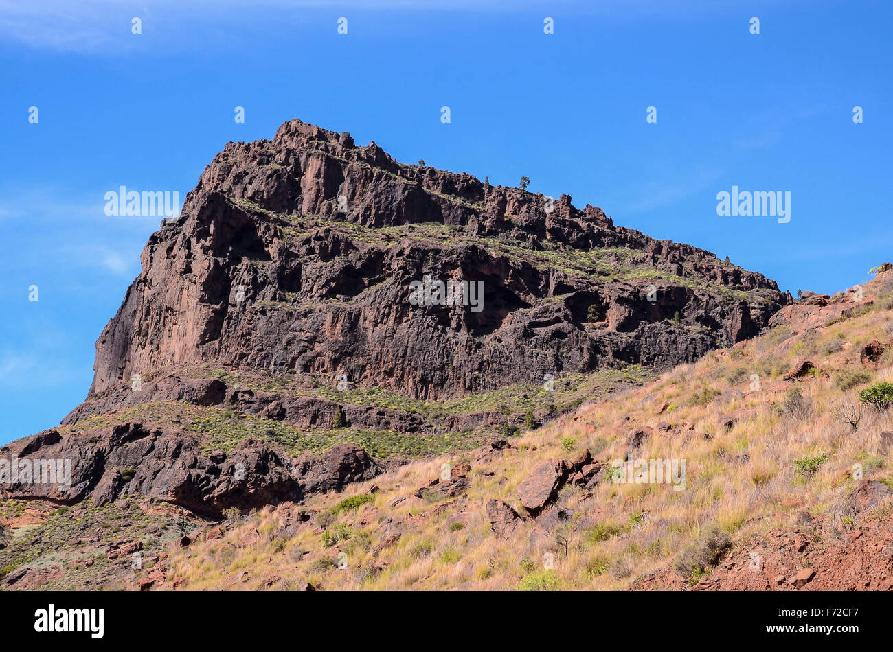 Volcanic Rock Basaltic Formation in Gran Canaria Stock Photo - Alamy