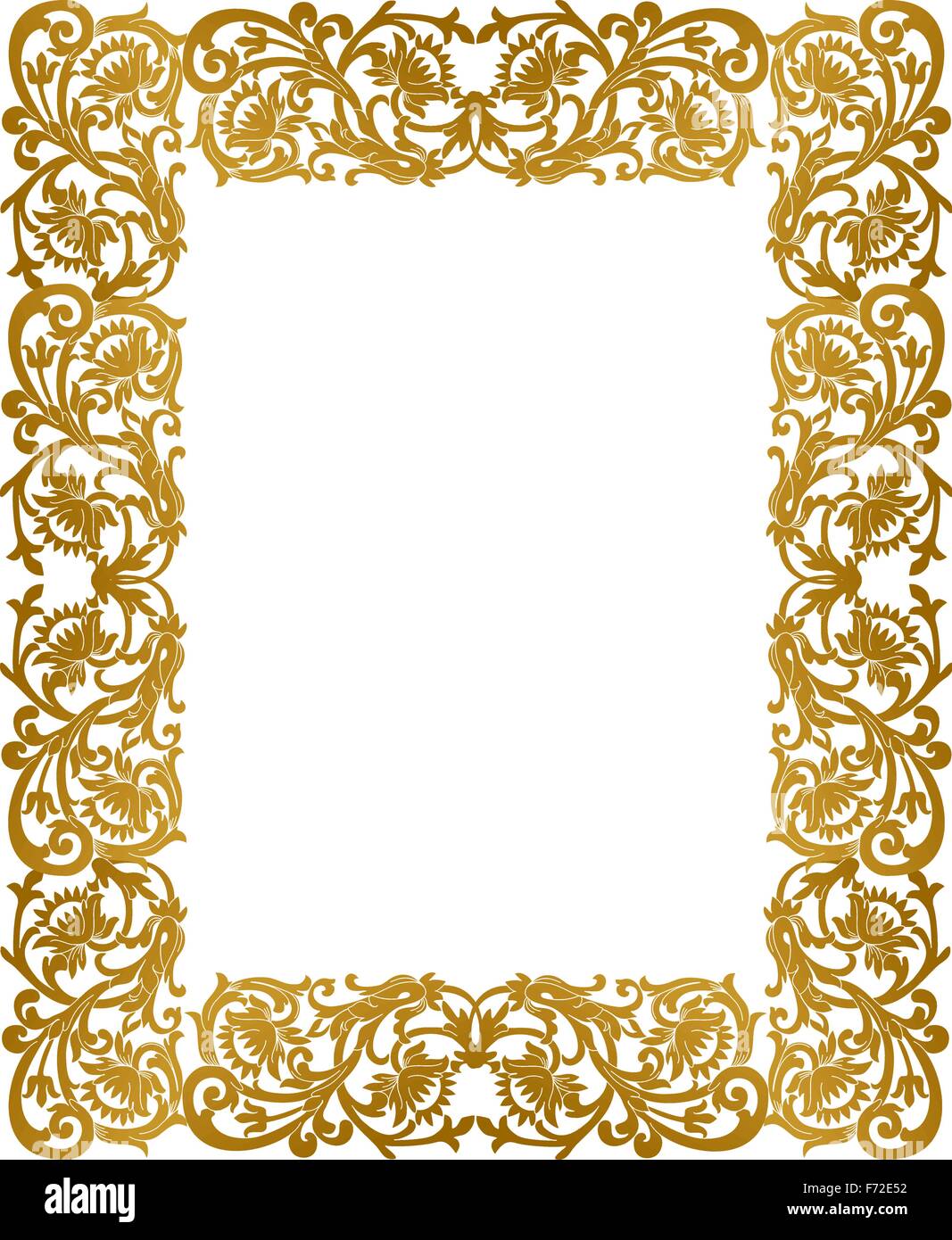 Baroque Border Pattern