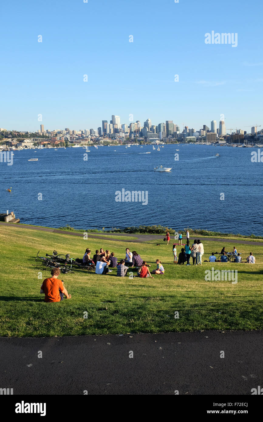 Gas Works Park in Seattle, Washington state, USA Stock Photo - Alamy