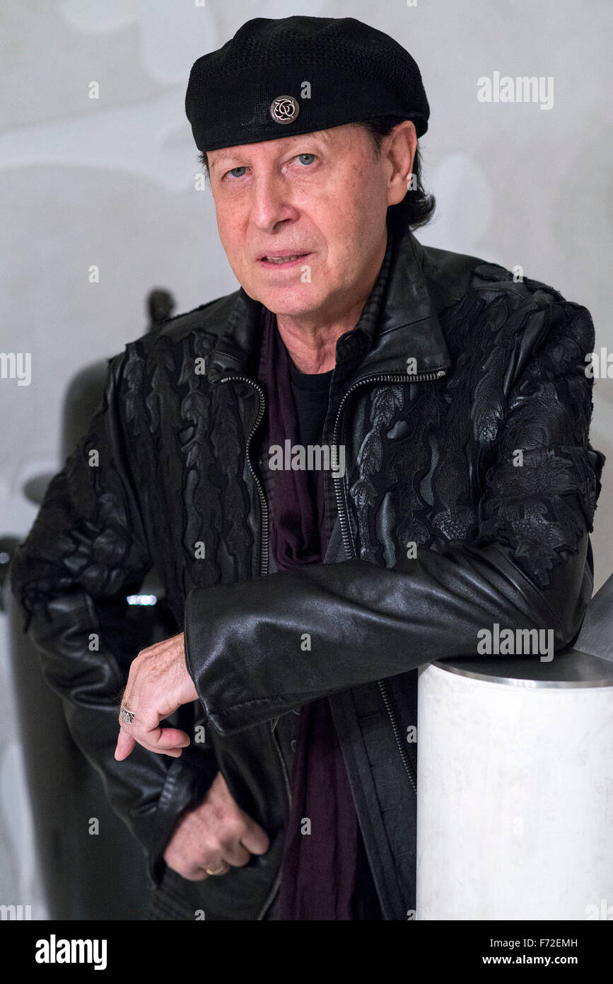 Paris, France. 23rd Nov, 2015. Klaus Meine, singer of the hard rock ...