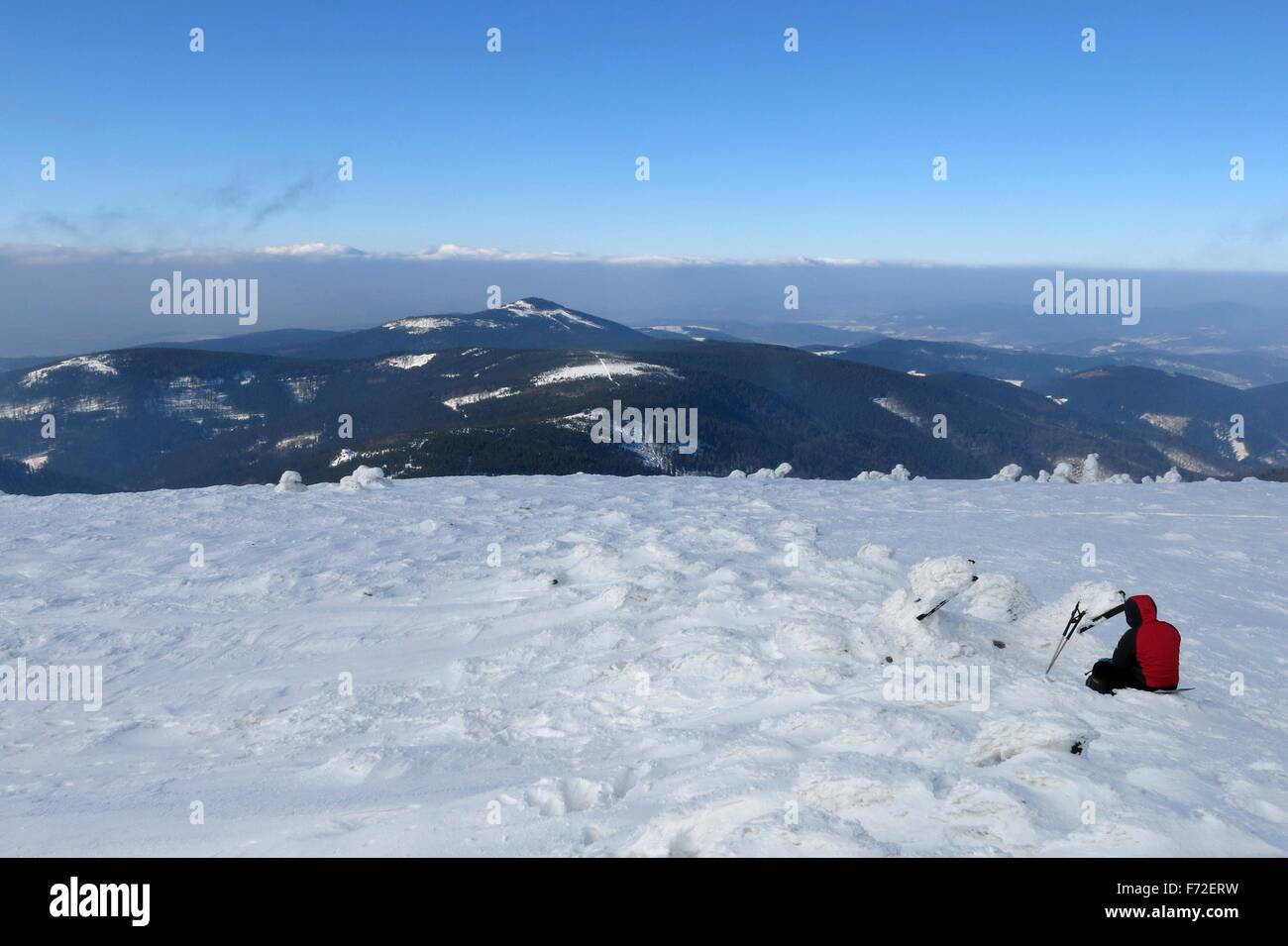 Jeseniky mountains, winter, snow, landscape Stock Photo - Alamy