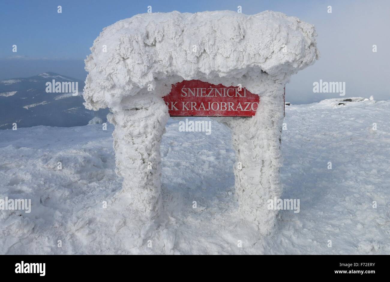 Jeseniky mountains, winter, snow, landscape Stock Photo - Alamy