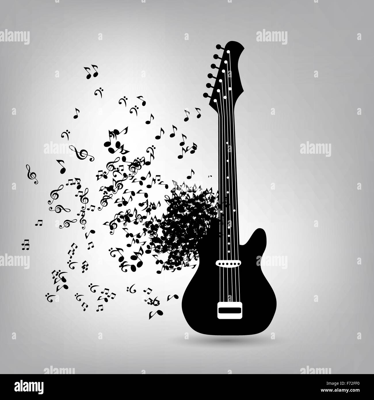 Abstract Music Background Vector Illustration for Your Design Stock ...