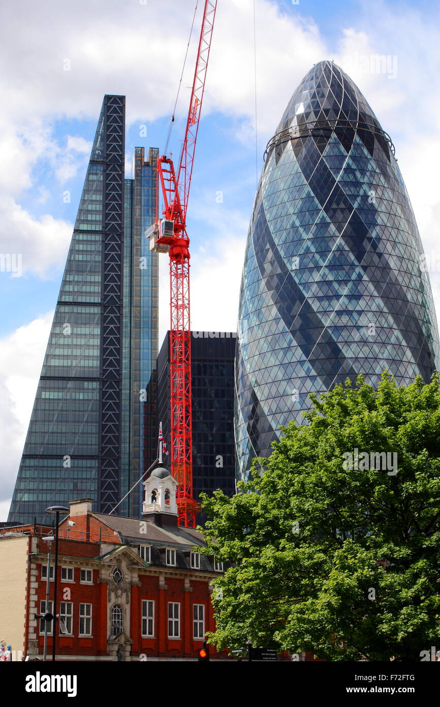The Gherkin in London, UK, 30 St Mary Axe Stock Photo - Alamy