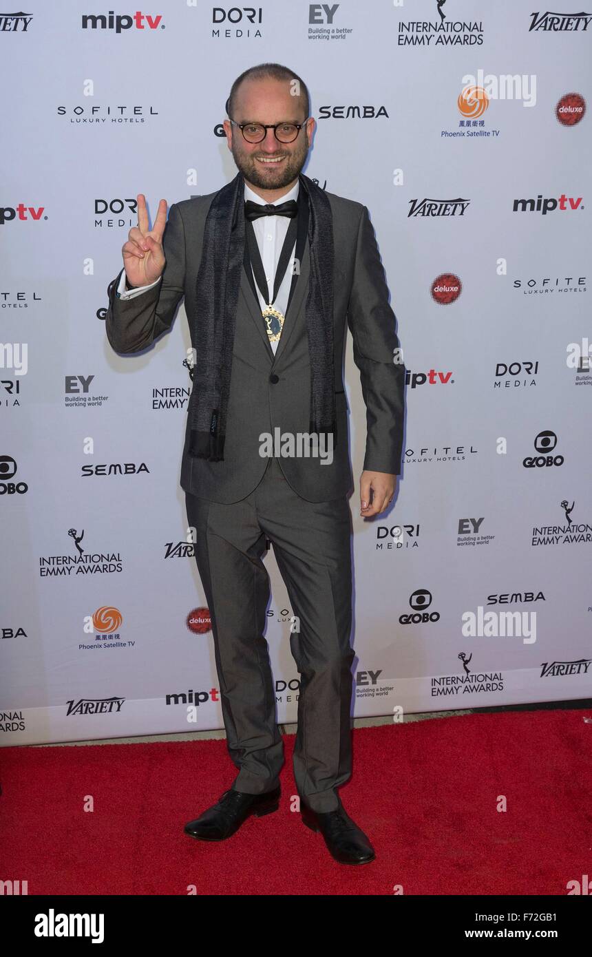 New York, NY, USA. 23rd Nov, 2015. Tom Bidwell at arrivals for ...