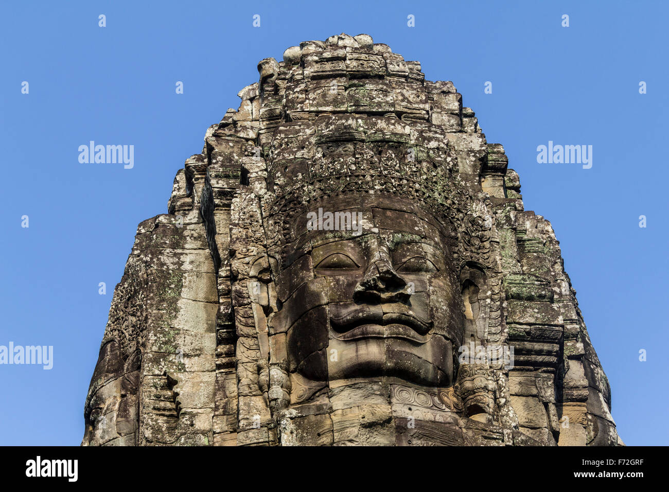 Head marked inside Angkor Wat Temple Stock Photo - Alamy