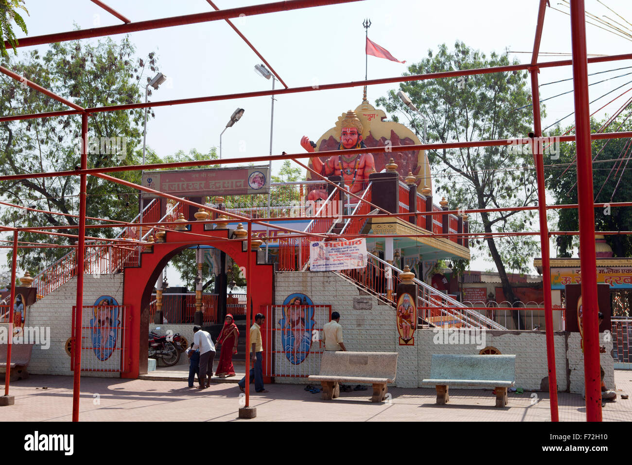 Hanuman temple, raipur, chandigarh, india, asia Stock Photo - Alamy