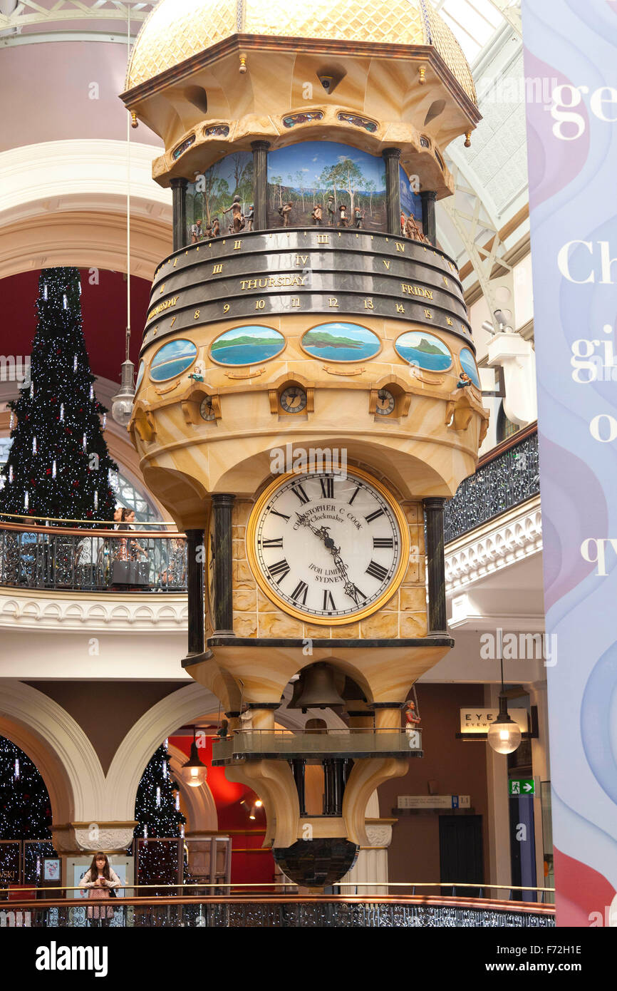 Great Australian Clock, Queen Victoria Building, Sydney, NSW, New South ...