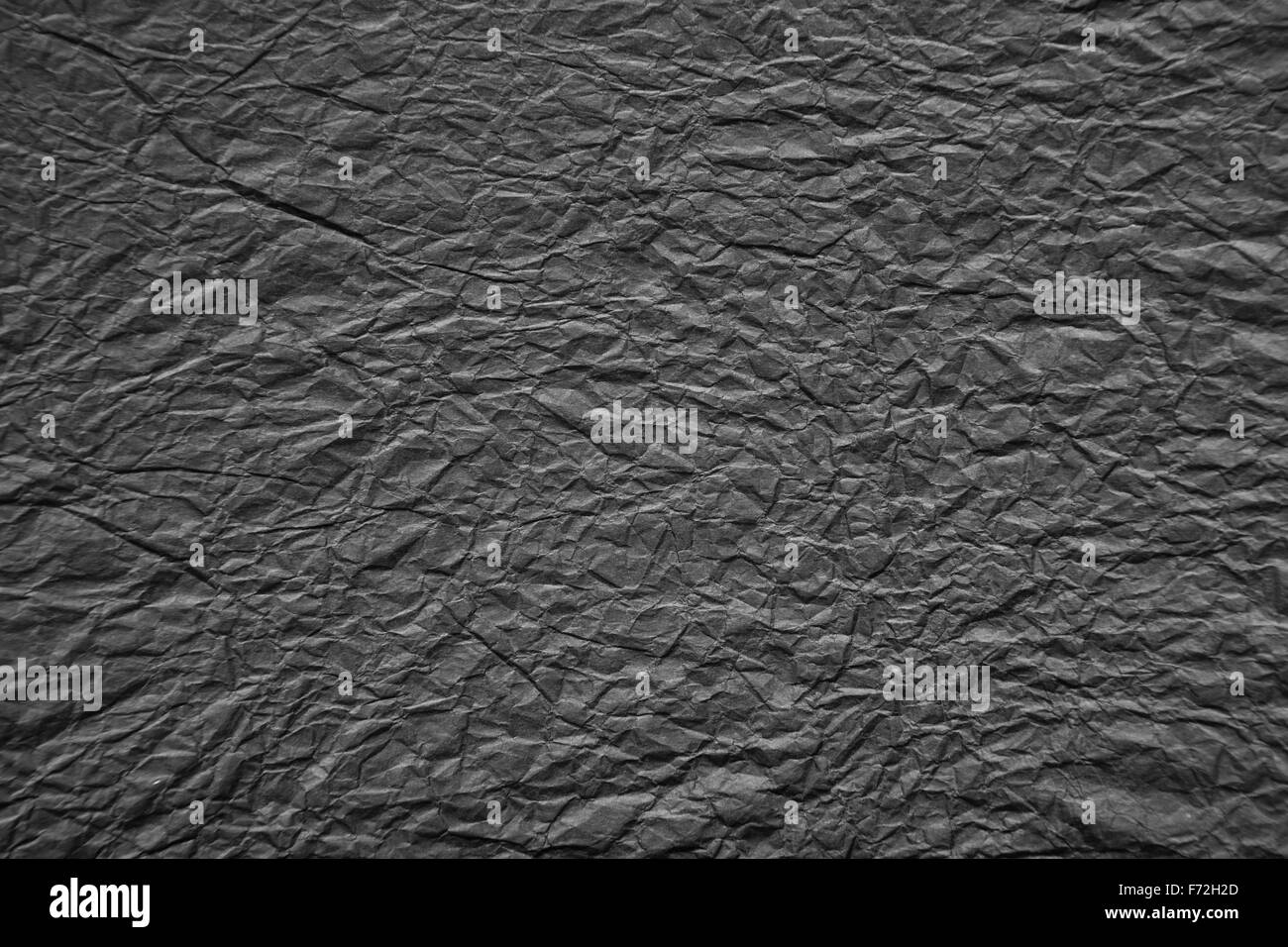 Black crumpled paper for texture and background Stock Photo - Alamy
