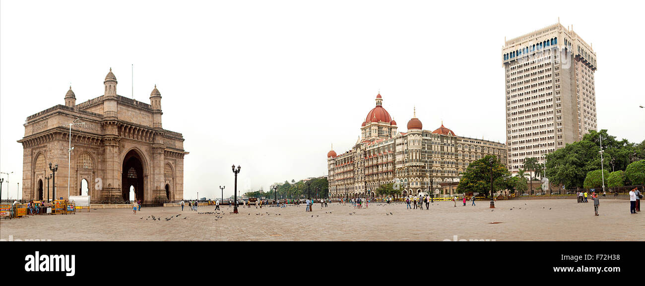 Gateway of India, Taj Mahal Hotel, Tal Palace Hotel, Apollo Bunder ...