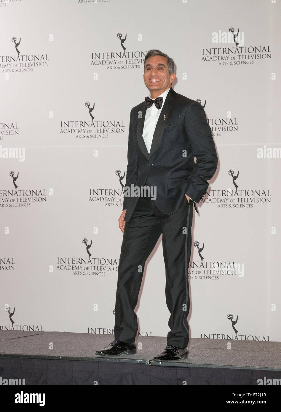 New York, NY, USA. 23rd Nov, 2015. Bassem Youssef in the press room for ...