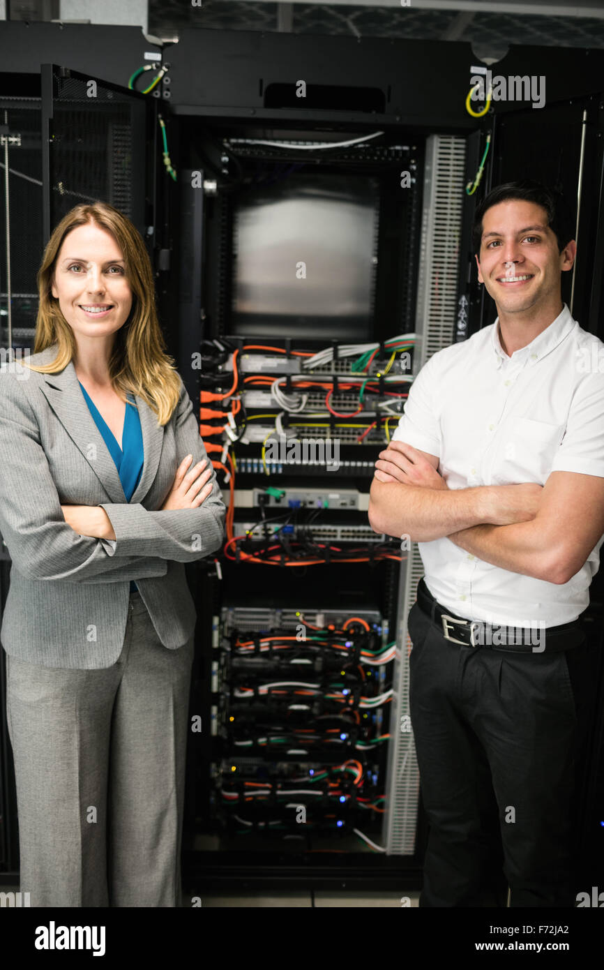 Team of technicians working together Stock Photo - Alamy
