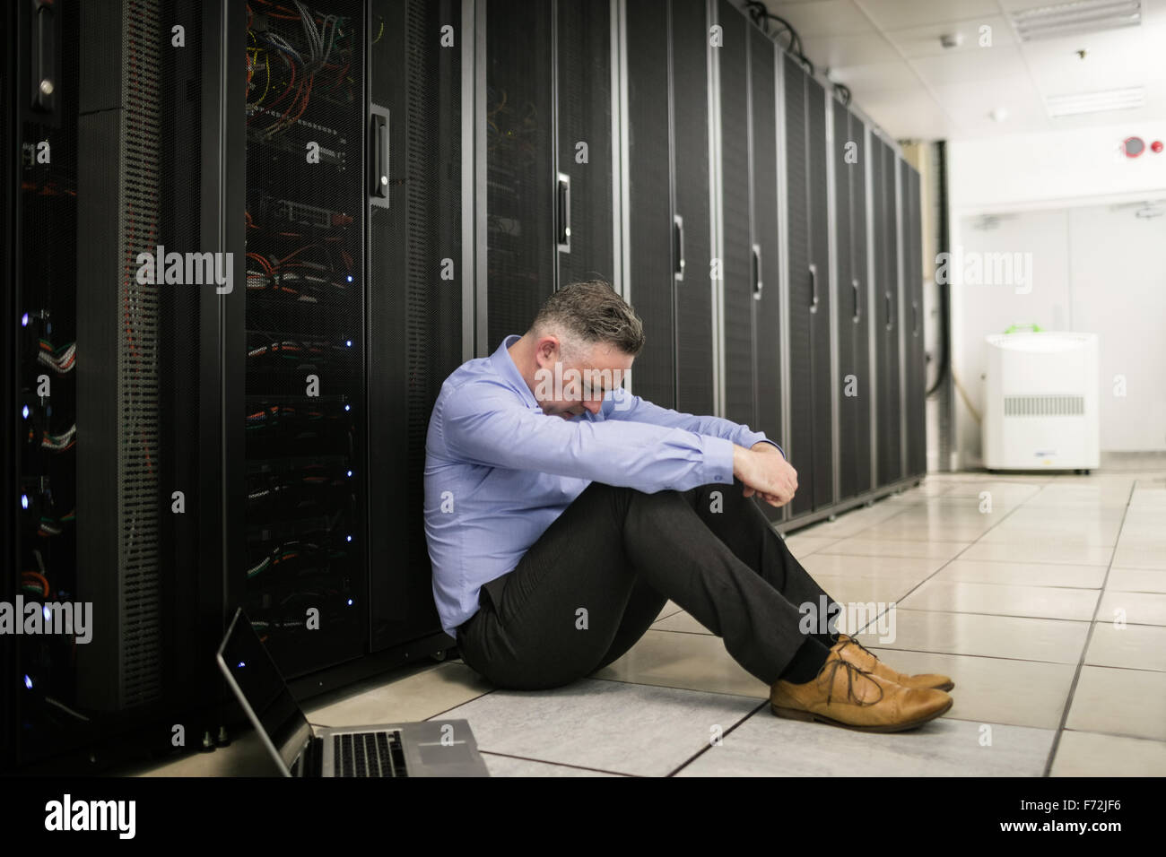 Nervous pessimistic mature man in hi-res stock photography and images ...