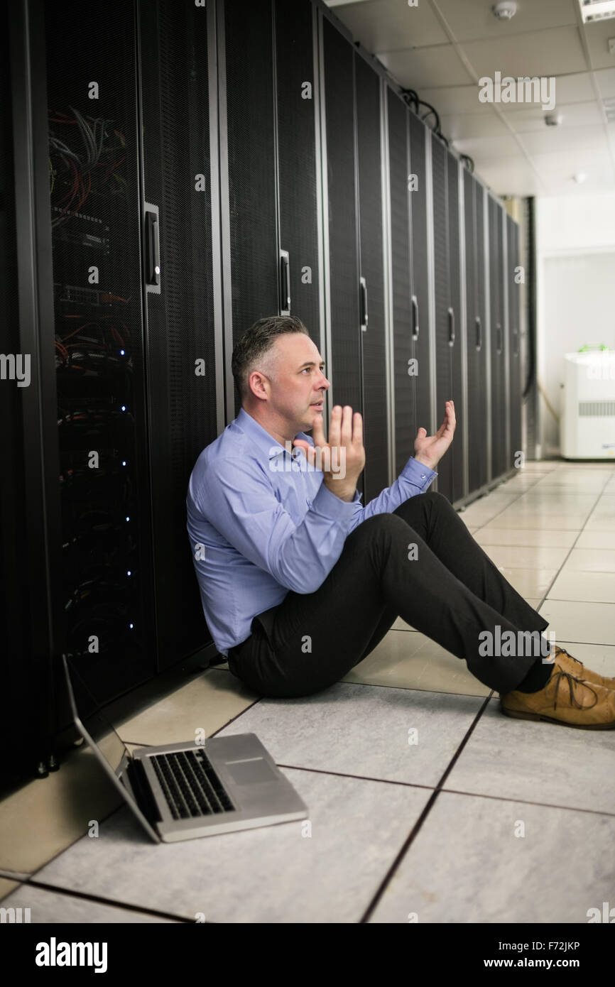 Nervous pessimistic mature man in hi-res stock photography and images ...