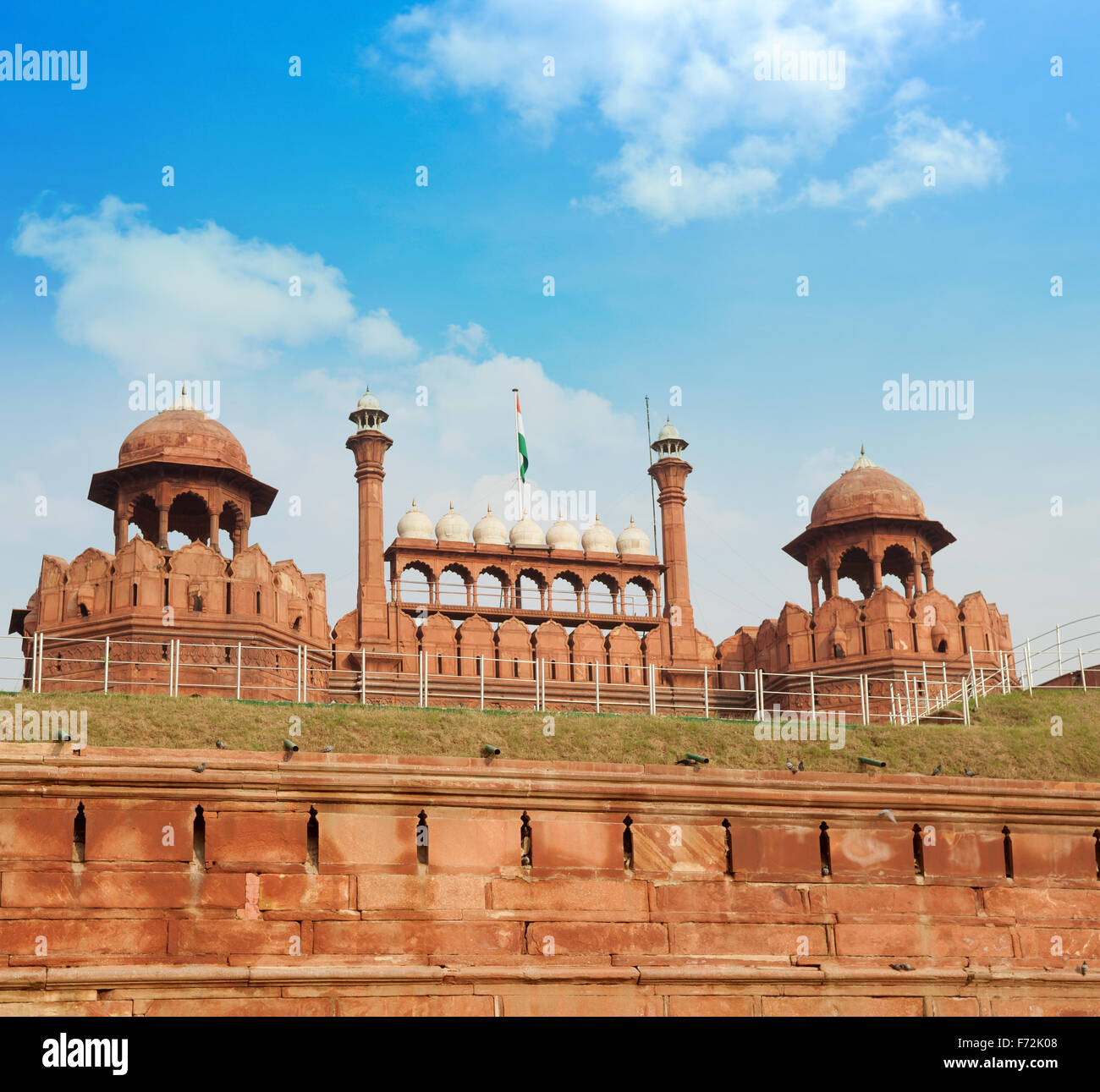 India, Delhi, the Red Fort, it was built by Shahjahan as the Delhi ...