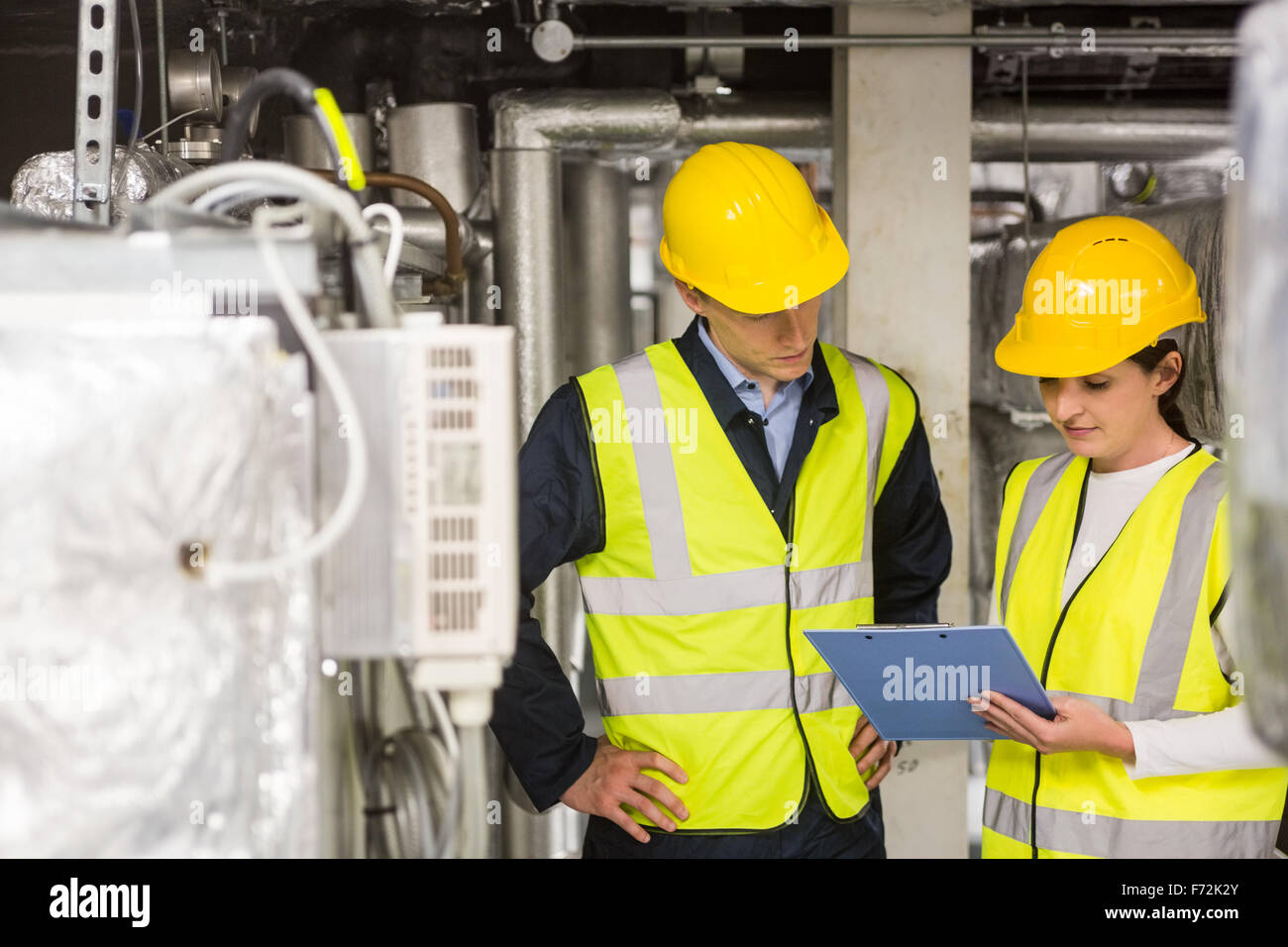 Engineer smiling at the camera Stock Photo - Alamy