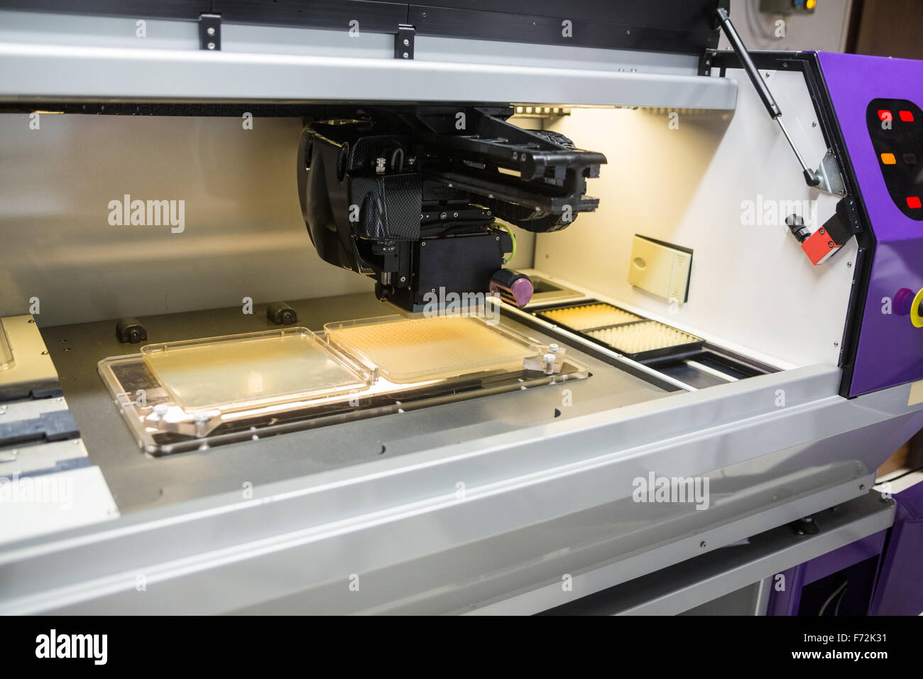 Large equipment scanning sample slide Stock Photo - Alamy