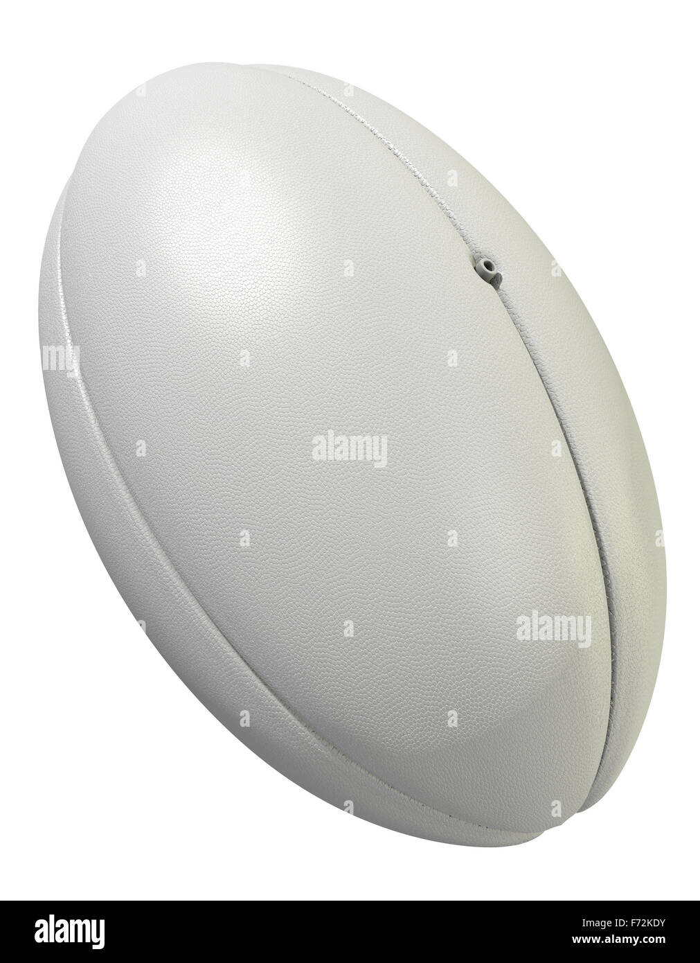 A white rugby ball on an isolated white studio background Stock Photo ...