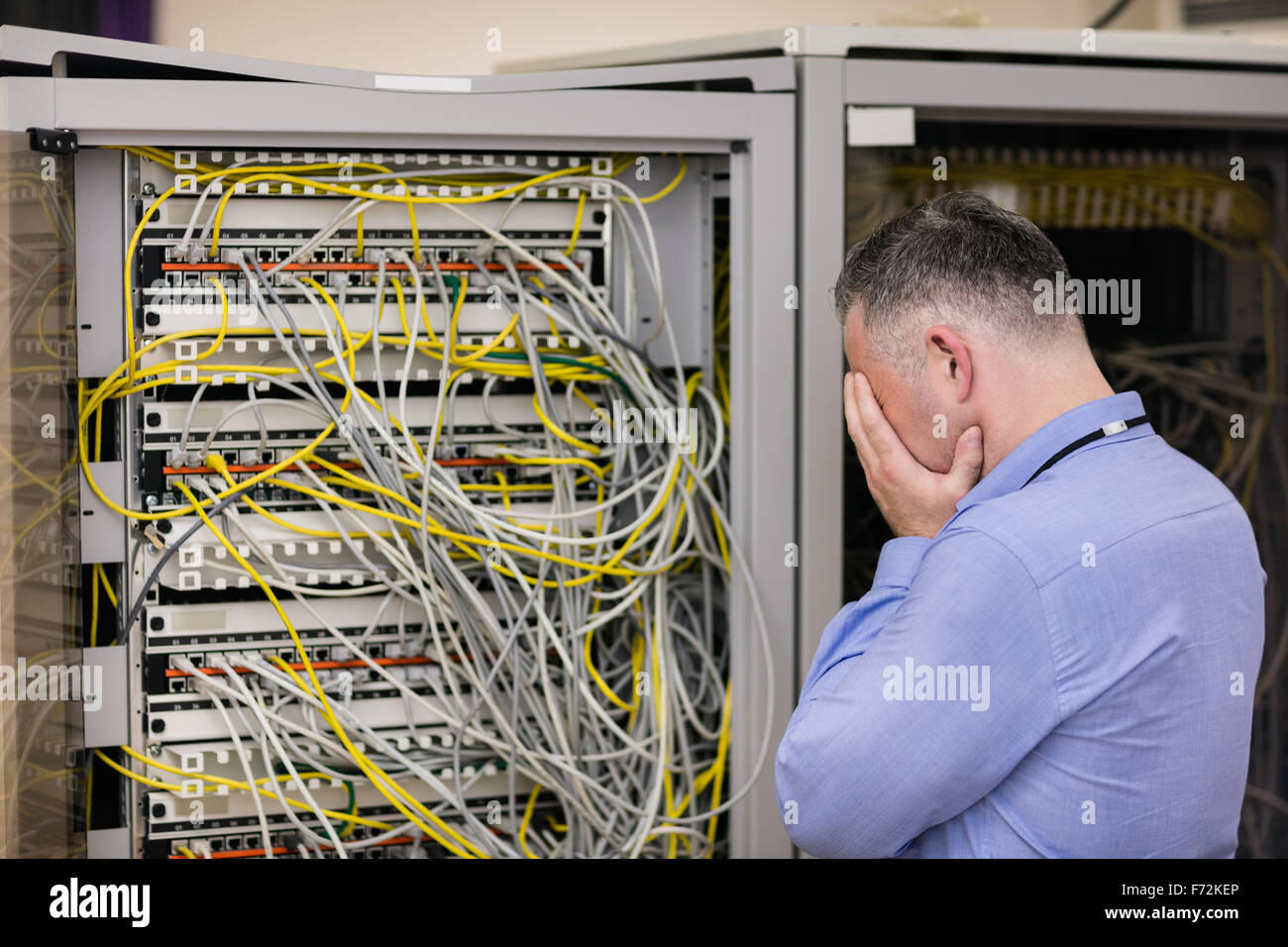 Technician confusion connection data hi-res stock photography and ...